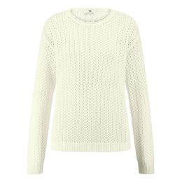 Peter Hahn - Rundhals-Pullover, weiss, Gr. 52 / XXL - Wolle