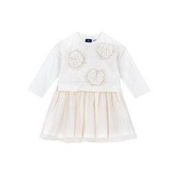 Chicco Kleid M&auml;dchen Gr&ouml;&szlig;e 86 champagner / wei&szlig;