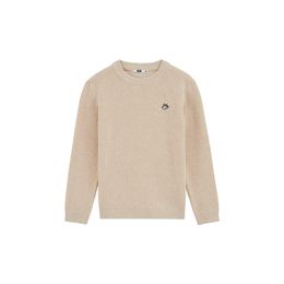 WE Fashion Pullover Jungen Gr&ouml;&szlig;e 110/116 beige / schwarz / wei&szlig;