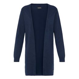 oxmo Strickjacke ' OXAIDA LONG ' Damen Gr&ouml;&szlig;e L nachtblau