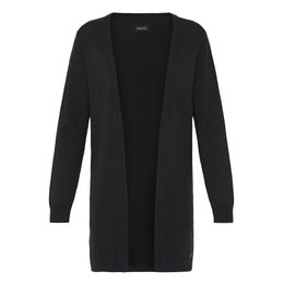 oxmo Strickjacke ' OXAIDA LONG ' Damen Gr&ouml;&szlig;e S schwarz