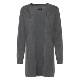 oxmo Strickjacke ' OXAIDA LONG ' Damen Gr&ouml;&szlig;e XXL grau