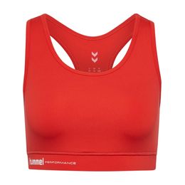 Hummel Sport-BH 'Pulse' Damen Gr&ouml;&szlig;e XL rot / wei&szlig;