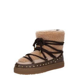 INUIKII Boots 'CURLY ROCK' Damen Gr&ouml;&szlig;e 36 sand / mokka / dunkelbraun Winterschuhe
