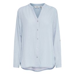 B.Young Bluse Damen Gr&ouml;&szlig;e XL blau / wei&szlig;
