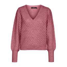 V&eacute;ro Moda Vero Moda Pullover 'VMStinna' Damen Gr&ouml;&szlig;e M himbeer
