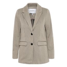 B.Young Blazer 'BYRowan' Damen Gr&ouml;&szlig;e 34 beige / schwarz
