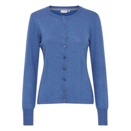 Pulz Jeans Strickjacke 'SARA' Damen Gr&ouml;&szlig;e M blau / blaumeliert