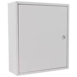 Rottner Medikamentenschrank MK1, Zylinderschloss, mit Aufkleber, B 315 x T 110 x H 360 mm, 12 Liter, Stahlblech, weiß