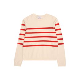 Vero Moda Girl Pullover 'VMSaba' M&auml;dchen Gr&ouml;&szlig;e 134/140 beige / rot