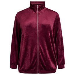 ZIZZI Sweatjacke Damen Gr&ouml;&szlig;e 11XL/12XL burgunder