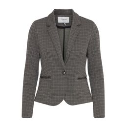 B.Young Blazer 'Rowan' Damen Gr&ouml;&szlig;e 56 grau / dunkelgrau / schwarz