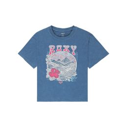 Oversize-Shirt Roxy "Eve Washed", Kinder, Gr. 10(140-148cm), vintage indigo, 100% Baumwolle, Shirts