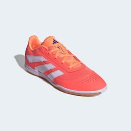 Fußballschuh adidas Performance "PREDATOR CLUB INDOOR SALA E", Gr. 40, signal coral, cloud weiß, beam orange, Synthetik, Textil, Schuhe, geeignet als Hallenschuhe