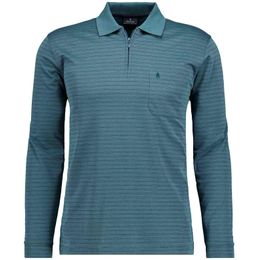 Poloshirt Ragman, Herren, Gr. M, dunkelgrün, 357, Baumwollmischung, regular fit, ohne Ausschnitt, Shirts