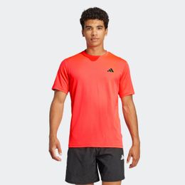T-Shirt adidas Performance "TR-ES BASE T", Herren, Gr. 3XL, rot (pure ruby, schwarz), Obermaterial: 100% Polyester, Shirts, AEROREADY Technologie, Piqueoptik
