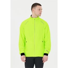 Laufjacke Endurance "Earlington V2", Herren, Gr. L, gelb (neongelb), 100% Polyester, unifarben, normal, ohne Ausschnitt, Jacken, mit wasserabweisendem Bionic-Finish