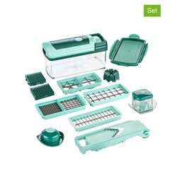 Genius 14tlg. Set: Schneider "Nicer Dicer Fusion" in Grün - 49% | Kuechenhelfer