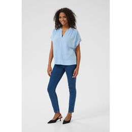 Kaffe Bluse "Milia" in Hellblau - 62% | Größe 38 | Damen-blusen