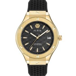 Philipp Plein Uhren - Quarz-Analoguhr Plein Underdog - Gr. unisize - in Gold - f&uuml;r Damen