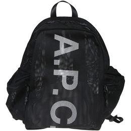 A.P.C. Businesstaschen & Reisegep&auml;ck - Tech Rebound Backpack Black - Gr. unisize - in Schwarz - f&uuml;r Damen