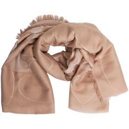 Moschino T&uuml;cher & Schals - Scarf with fringe details - Gr. unisize - in Beige - f&uuml;r Damen