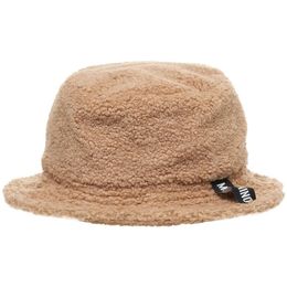 Moschino Caps & M&uuml;tzen - Faux fur bucket hat - Gr. ONE SIZE - in Wei&szlig; - f&uuml;r Damen