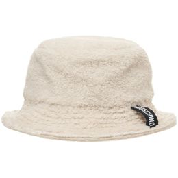 Moschino Crossbody Bags - Faux fur bucket hat - Gr. ONE SIZE - in Wei&szlig; - f&uuml;r Damen