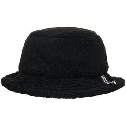 Moschino Crossbody Bags - Faux fur bucket hat - Gr. ONE SIZE - in Schwarz - f&uuml;r Damen