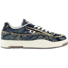 Diesel Low-Top Sneaker - Heren Tracker-D Sneaker Blauw - Gr. 42 (EU) - in Blau - f&uuml;r Damen