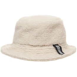 Moschino Crossbody Bags - Faux fur bucket hat - Gr. ONE SIZE - in Wei&szlig; - f&uuml;r Damen