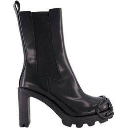 Diesel Stiefel - Dames Hammer Chelsea Boot Zwart - Gr. 39 (EU) - in Schwarz - f&uuml;r Damen