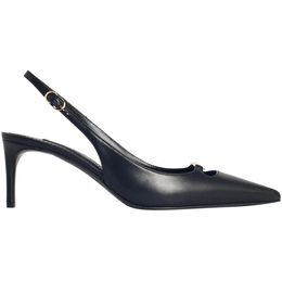 Dolce & Gabbana Dolce&Gabbana Hohe Schuhe - Dames Slingbacks Italian Tailoring - Gr. 38 (EU) - in Schwarz - f&uuml;r Damen