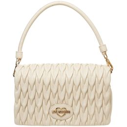 Love Moschino Hobo Bags - Quilted handbag - Gr. unisize - in Wei&szlig; - f&uuml;r Damen