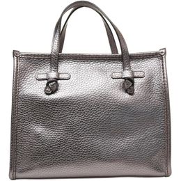GIANNI CHIARINI Hobo Bags - Grained leather hand bag - Gr. unisize - in Grau - f&uuml;r Damen