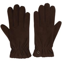 ORCIANI Handschuhe - Suede gloves - Gr. L - in Braun - f&uuml;r Damen