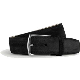 Aur&eacute;lien G&uuml;rtel - Belt Suede Black - Gr. ONE SIZE - in Schwarz - f&uuml;r Damen