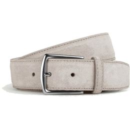 Aur&eacute;lien G&uuml;rtel - Belt Suede Light Grey - Gr. ONE SIZE - in Grau - f&uuml;r Damen