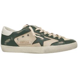 Golden Goose Deluxe Brand Golden Goose Low-Top Sneaker - Sneakers 'Super-Star Penstar' - Gr. 41 (EU) - in Gr&uuml;n - f&uuml;r Damen