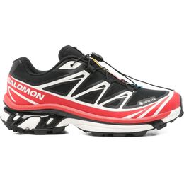 Salomon Low-Top Sneaker - Xt-6 Gtx Black/flame Scarlet/vanilla Ice - Gr. UK_8_5 - in Schwarz - f&uuml;r Damen