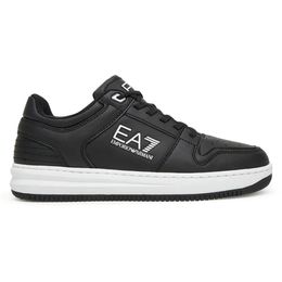 EA7 Emporio Armani EA7 Low-Top Sneaker - Sneakers Black - Gr. US_7_5 - in Schwarz - f&uuml;r Damen