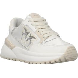 Pinko Low-Top Sneaker - Flat Shoes Yougurt - Gr. 36 (EU) - in Wei&szlig; - f&uuml;r Damen