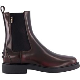 Tod's Tod's Stiefel - Dames 20L Chelsea Boots Rood - Gr. 38,5 (EU) - in Rot - f&uuml;r Damen