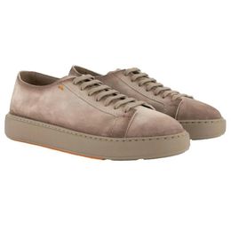 Santoni Low-Top Sneaker - Godfrey-a-aole - Gr. UK_8_5 - in Beige - für Damen