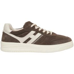 Hogan Low-Top Sneaker - Sneakers 'H630' - Gr. UK_10 - in Braun - f&uuml;r Damen