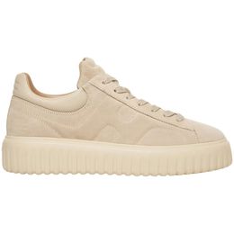 Hogan Low-Top Sneaker - Sneakers 'H-Stripes' - Gr. UK_6_5 - in Beige - f&uuml;r Damen