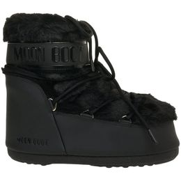 Moon Boot Moonboot Stiefel - Boots 'Icon Low Faux' - Gr. 39 (EU) - in Schwarz - f&uuml;r Damen