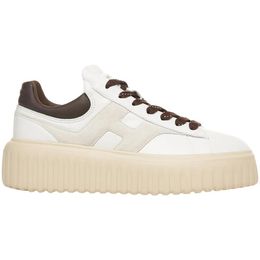 Hogan Low-Top Sneaker - Sneakers 'H-Stripes' - Gr. 39 (EU) - in Wei&szlig; - f&uuml;r Damen