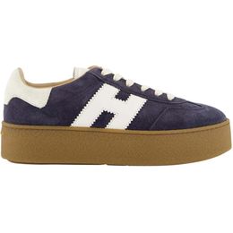 Hogan Low-Top Sneaker - Dames H681 Sneaker Blauw - Gr. 38,5 (EU) - in Blau - f&uuml;r Damen