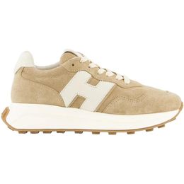 Hogan Low-Top Sneaker - Dames H641 Sneaker Beige - Gr. 36 (EU) - in Beige - f&uuml;r Damen